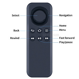 CV98LM Replacement Remote Control Compatible for AMZ TV Stick and AMZ TV Box 1st Generation W87CUN CL1130 and 2nd Gen DV83YW PE59CV Without Voice Function