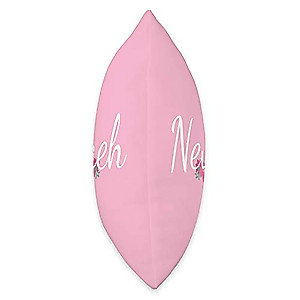 Custom Nevaeh Gifts & Designs for Girls Custom Nevaeh Gift Personalized Name Flowers Floral Pink Throw Pillow, 18x18, Multicolor