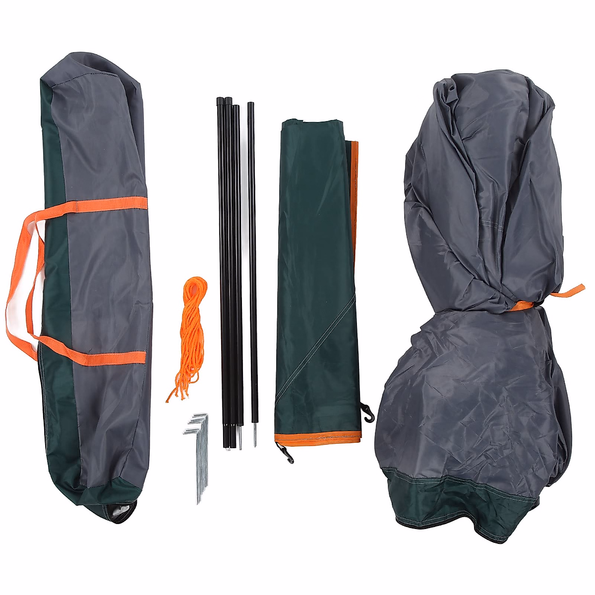 Quick Open Tent, 5 Sided Mosquito Net Design Waterproof Portable Foldable 4 Sided Tent with Shade Cloth, Camping Tents for Camping Gardening Hiking Fishing