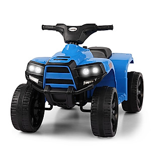 TOBBI Ride on ATV Four Wheeler for Kids1-3,Electric 4 Wheeler ATV Quad Ride OnCar Toy with LED Headlights, Horn, Speedlndicator (Pink Camo)