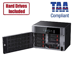 BUFFALO TeraStation 5820DN Desktop NAS 32TB (4x8TB) with HDD NAS Hard Drives Included 10GbE / 8 Bay/RAID/iSCSI/NAS/Storage Server/NAS Server/NAS Storage/Network Storage/File Server