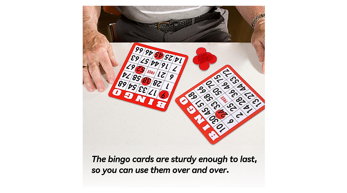 GSE 100-Pack Multi-Color Bingo Cards for All Occasions