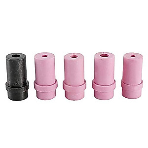 LuckyHigh Sandblaster Tool Kit for Rust Remove, Sand Blasting Air Siphon Feed Gun, Sand Suction Pipe, 4Pcs Ceramic Nozzle Tips 1pc Steel Nozzle