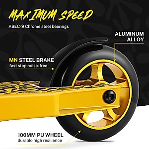 Gonex Stunt Scooters - Intermediate and Beginner Tricks Scooter for Kids 7 Years and Up, Teens and Adults - Entry Level Freestyle Pro Scooters for Boys Girls