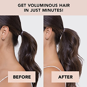 Kitsch PONYFULL Ponytail Volume Enhancer, Volumizing Ponytail Tool, Enhance Ponytail Style for Fine Hair Adds Volume and Lift Perfect for Daily Use & Any Occasion, Hair Accessories for Women (Black)