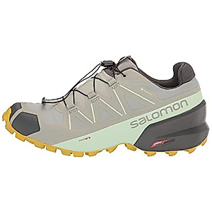 Salomon Speedcross 5 Gore-tex Trail Running Shoes for Women, Wrought Iron/Spray/Antique Moss, 9.5