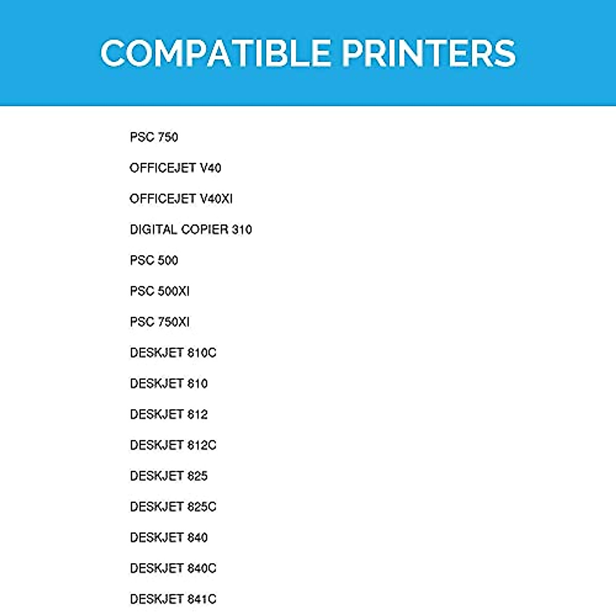 LD Products Remanufactured Ink Cartridge Replacement for HP 15 C6615DN (Black, 2-Pack)