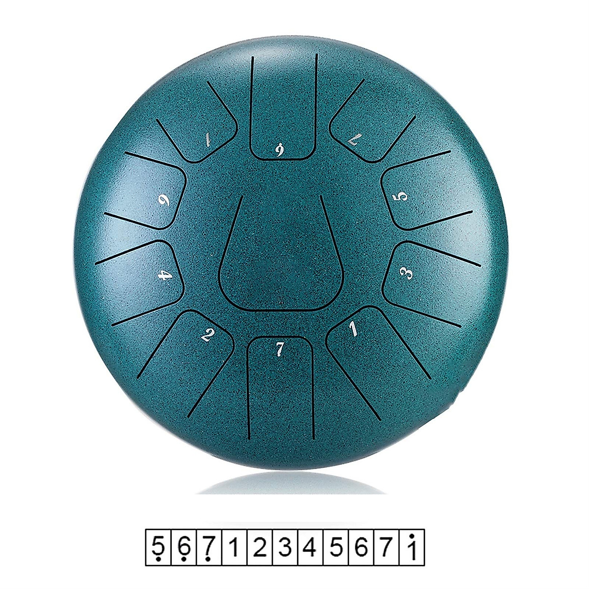 KACYDI Steel Tongue Drum 11 Notes 8 Inches Handpan Drum Percussion Instrument, Tank Chakra Drums Padded with Travel Bag, Mallets, Finger Picks, for Meditation, Entertainment, Music and Gift