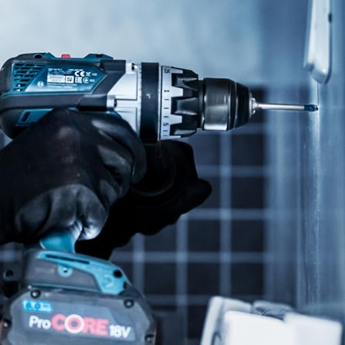 Bosch Professional 1x Expert HEX-9 HardCeramic Drill Bit (for Roof tiles, Tiles, Ø 8,00 mm, Accessories Rotary Impact Drill)