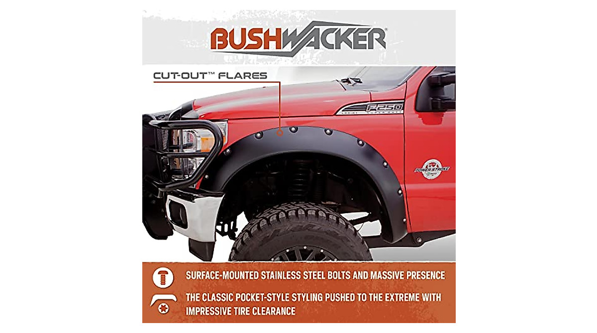 Bushwacker Jeep Fender Flares | Max Off-Road Tire Coverage & Durability