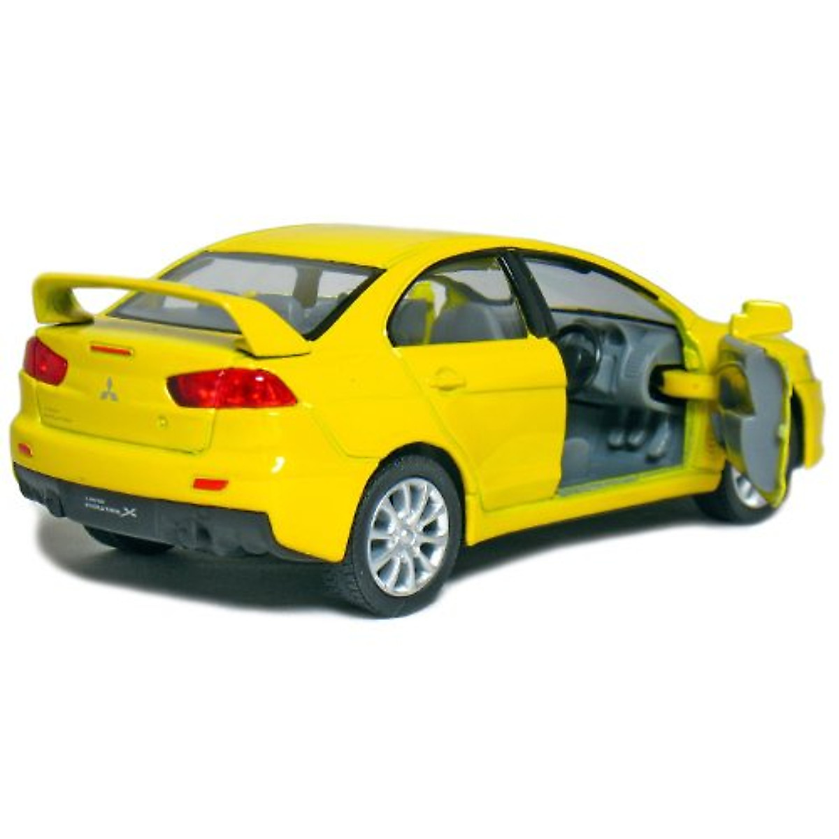 5 2008 Mitsubishi Lancer Evolution X 1:36 Scale (Yellow) by Kinsmart