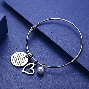 Jvvsci We Don't Meet People by Accident They are Meant to Cross Our Path for A Reason Bracelet Coworker Leaving Gift Retirement Jewelry Going Away Thank You Bangle Bracelet