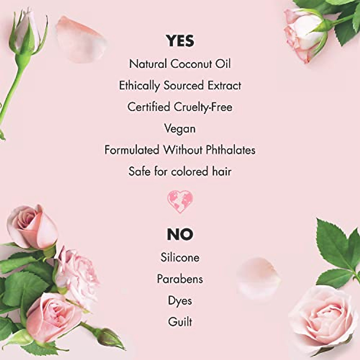 Love Beauty and Planet Shampoo & Conditioner Murumuru Butter & Rose 2 Count for Color-Treated Hair Shampoo and Conditioner Silicone Free, Paraben Free and Vegan 13.5 oz