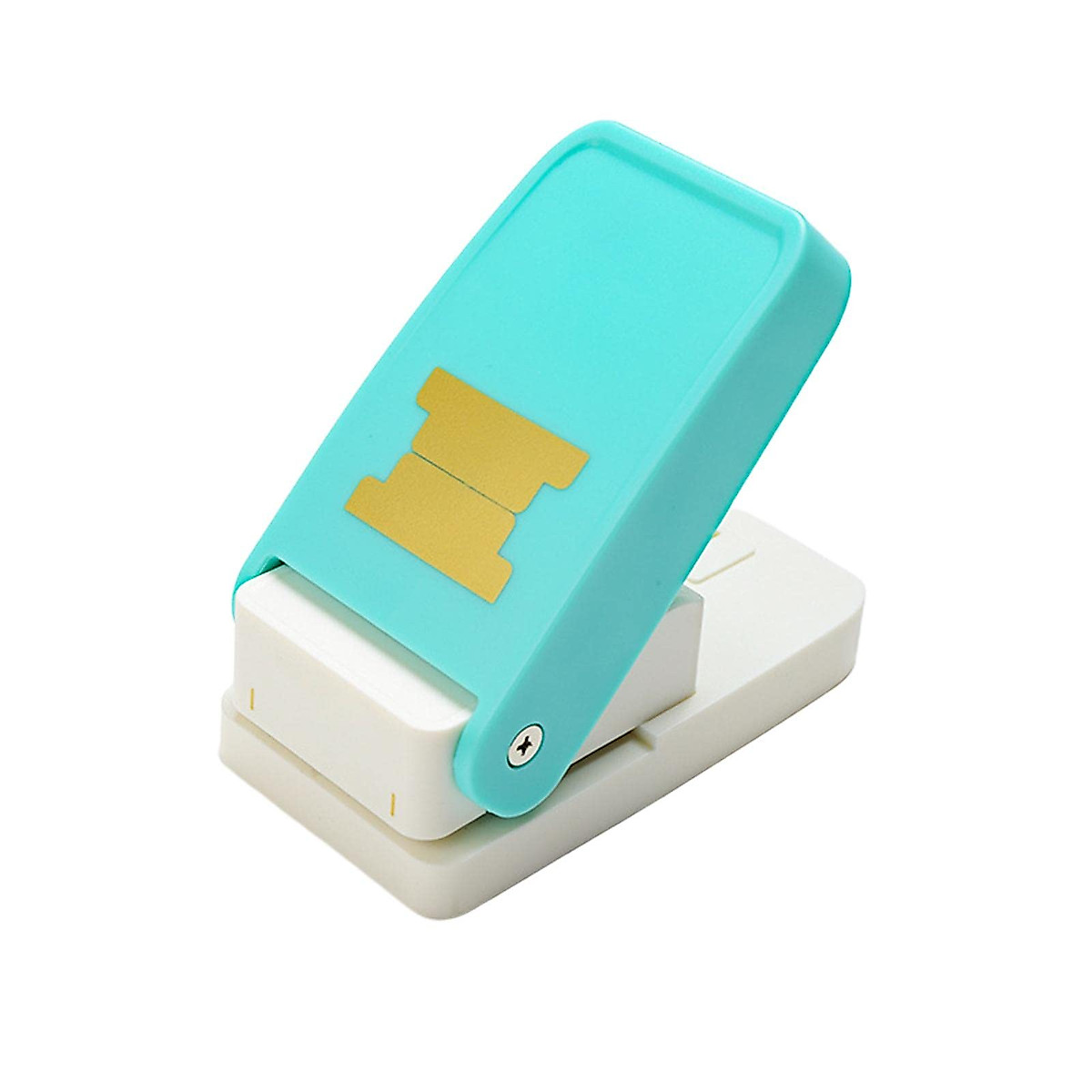 Gazechimp Loose Leaf Separator Label Punch Tab Punch Self Made Index Label Hole Punch Folder Punch Paper Craft for Card Making Projects Office Notepad