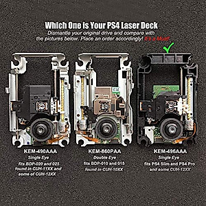 OYSTERBOY Replacement Repair Parts KEM-496 AAA Lens Fit for PS4 1200 Laser Head Disassemble