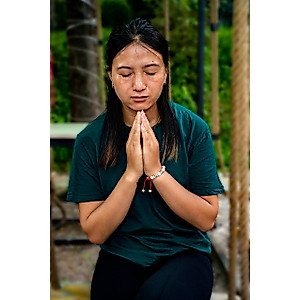 Tibetan Mala Carved Yak Bone Skull Wrist Mala/ Bracelet for Meditation BM-24