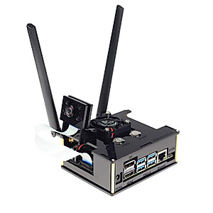 Makeronics 8265AC/8265NGW Wireless NIC Module M.2 NGFF for Jetson Nano Support 2.4GHz / 5GHz 300Mbps / 867Mbps Dual Band WiFi and Bluetooth 4.2 | Assembly Instruction Included