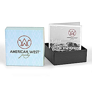 American West Jewelry Sterling Silver Women’s Pendant Enhancer Green Turquoise Gemstone Squash Blossom & Naja Crescent Moon Design