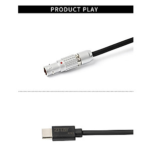 ZITAY RS2 RS3 to 2Pin Male Power Cable for Cameras Wireless Video Transmission Systems Power Supply