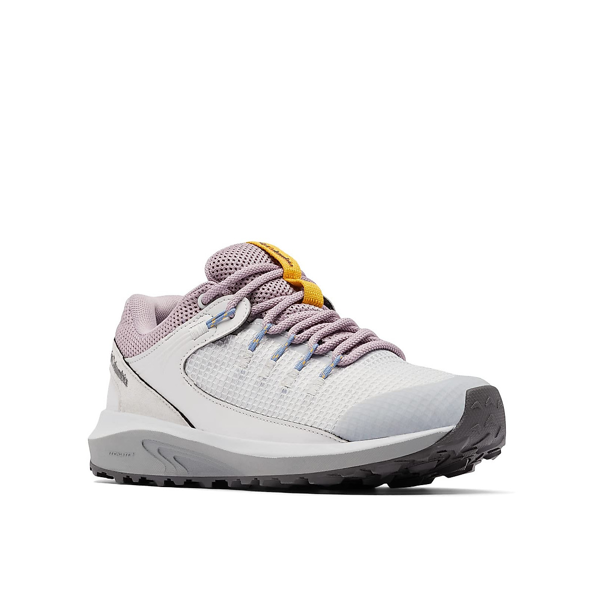 Columbia Women's Trailstorm Waterproof, Grey Ice/Shale Mauve, 9