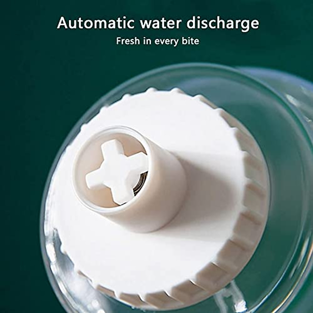 Dog Cage Automatic Kennel Feeder, Food and Water Dispenser Hanging Bowls for Cage Crate Kennel (White)