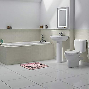 Hello Gorgeous Doormats for Front Door, Pink Drip Glitter Eyelash Welcome Mats, Mud Absorbent Door Mats with Non Slip Rubber Back, Soft and Thick Floor Mat for Inside, Outside, Bathroom, Entrance