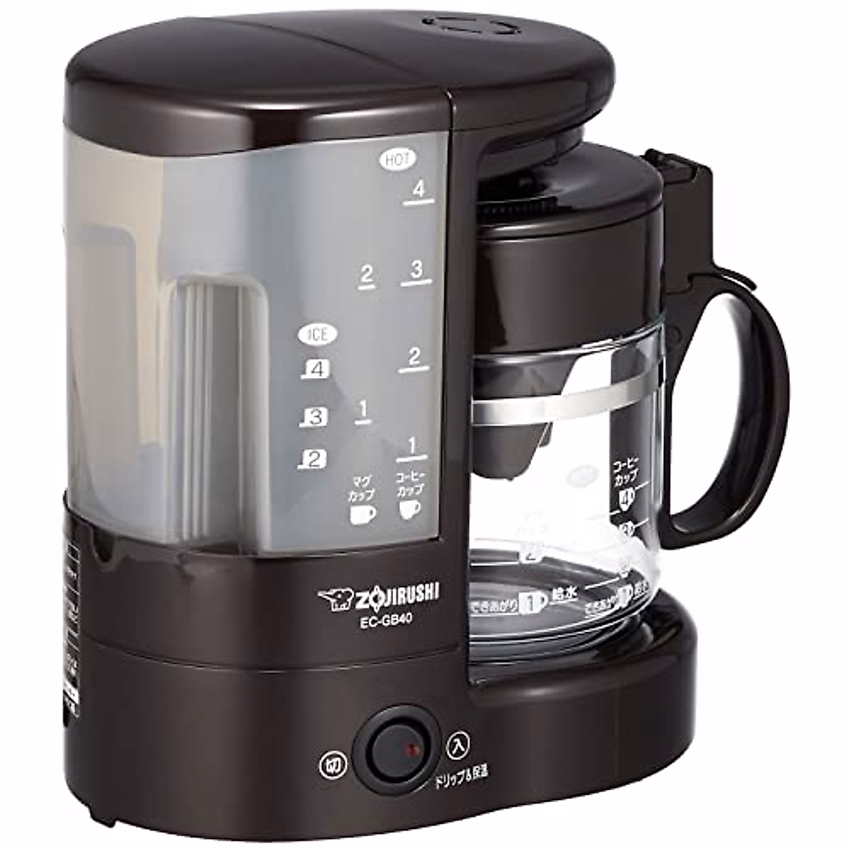 Zojirushi coffee makers "coffee through" Dark Brown EC-GB40-TD
