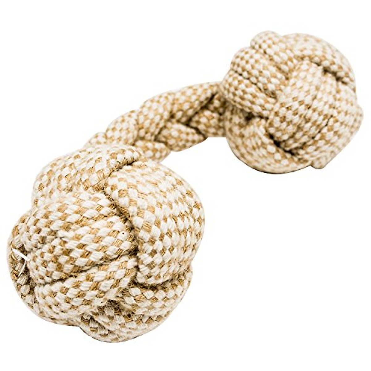 Franklin Pet Supply Natural Rope Dog Toys - 4 Pack - Play Fetch - Tug of War - Dog Teething - Puppy Chew - Puppy - Teething Toy - Tug Rope - Tug Toy