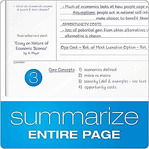 Oxford FocusNotes Composition Book, 7-1/2" x 9-3/4", 80 Sheets, Blue (90224)