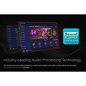 Creative Sound Blaster Z SE Internal PCI-e Gaming Sound Card and DAC, 24-bit / 192 kHz, 116 dB SNR, ASIO, 600Ω Headphones Amp, Mic EQ, Discrete 5.1 / Virtual 7.1, Supports Dolby Digital Live, DTS