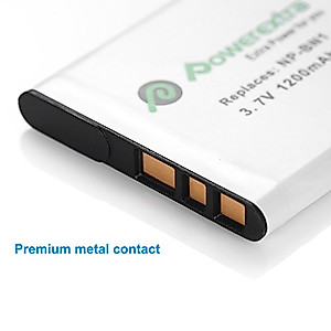 Powerextra 2 PCS NP-BN1 Battery and Charger Replacement for Sony Cyber-Shot DSC-QX10 QX30 QX100 T99 T110 TF1 TX10 TX20 TX30 TX55 TX66 TX100V TX200V W310 W320 W330 W350 W530 W515PS W570 W650 W800 W830