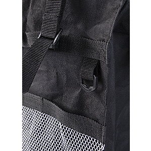 J&J Home Fashion Wheeled Shopping or Laundry Cart-Black