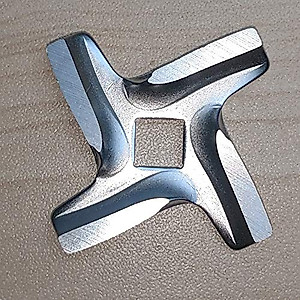 ADUCI 3pcs Meat Grinder Knife Mincer Blade with Square Hole Spare Parts for Moulinex HV6 Type A133 Kitchen Appliance