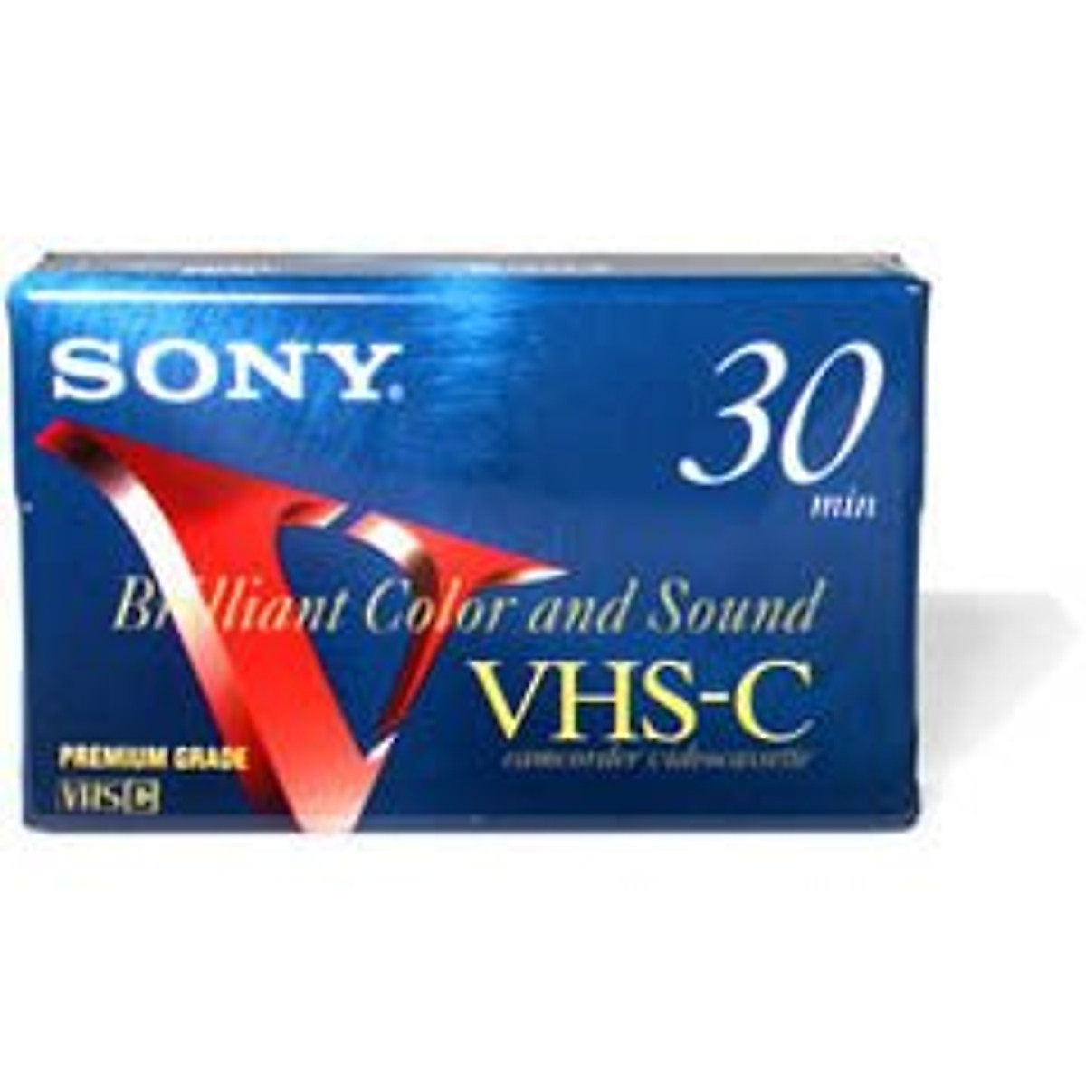 Sony Premium-Grade VHS-C 30-Minute Videocassette - Single