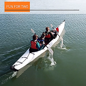 Oru Kayak Foldable Kayak Haven TT | for 1 or 2 People - Stable, Durable, Lightweight - Lake and River Kayaks - Beginner, Intermediate - Size (Unfolded): 16'1" x 33", Weight: 41 Lbs