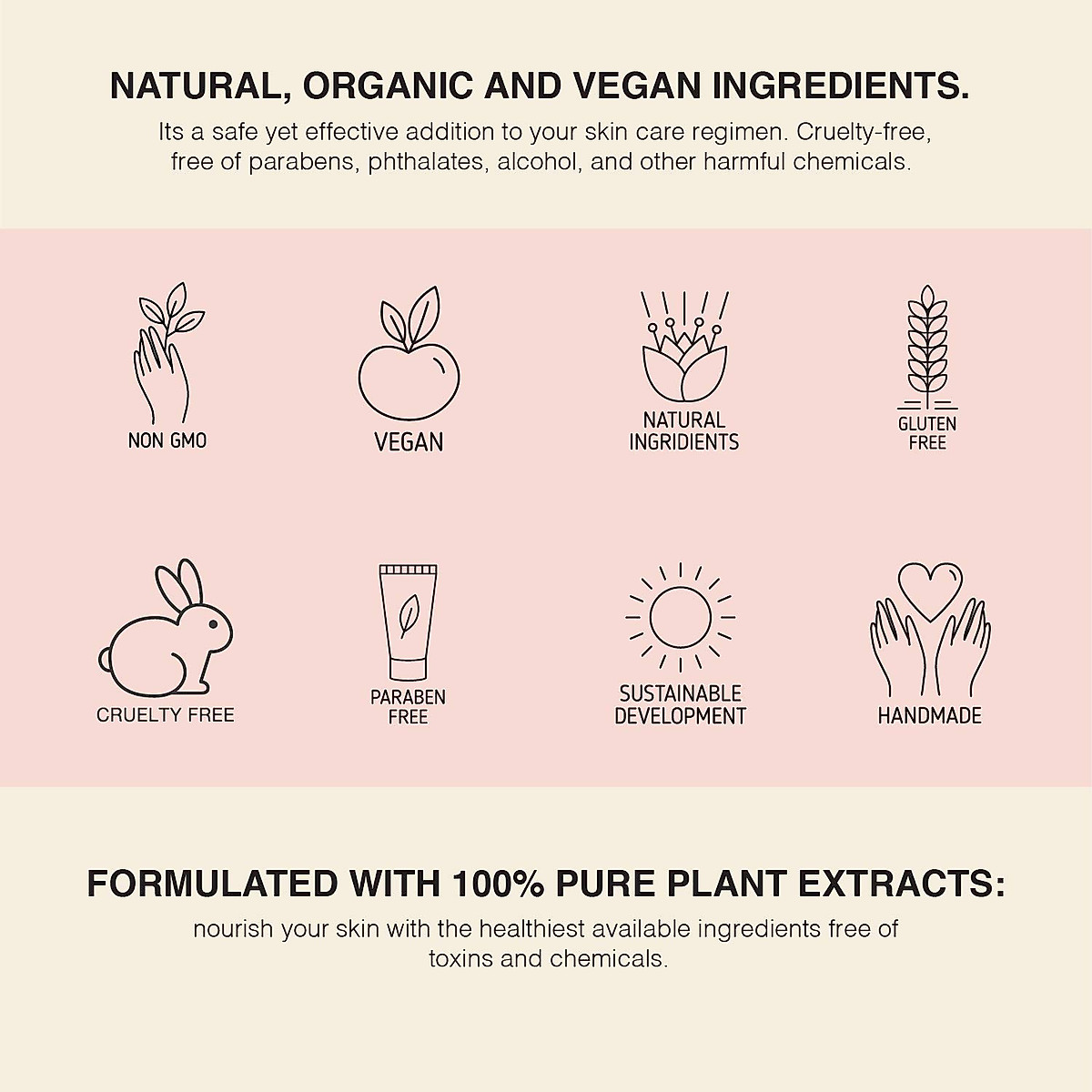 Peony Multi-Use Oil for Face, Body and Hair - Organic Blend of Apricot, Vitamin E and Sweet Almond Oil Moisturizer for Dry Skin, Scalp & Nails - Rose Petals & Bergamot Essential Oil - 4 Fl Oz