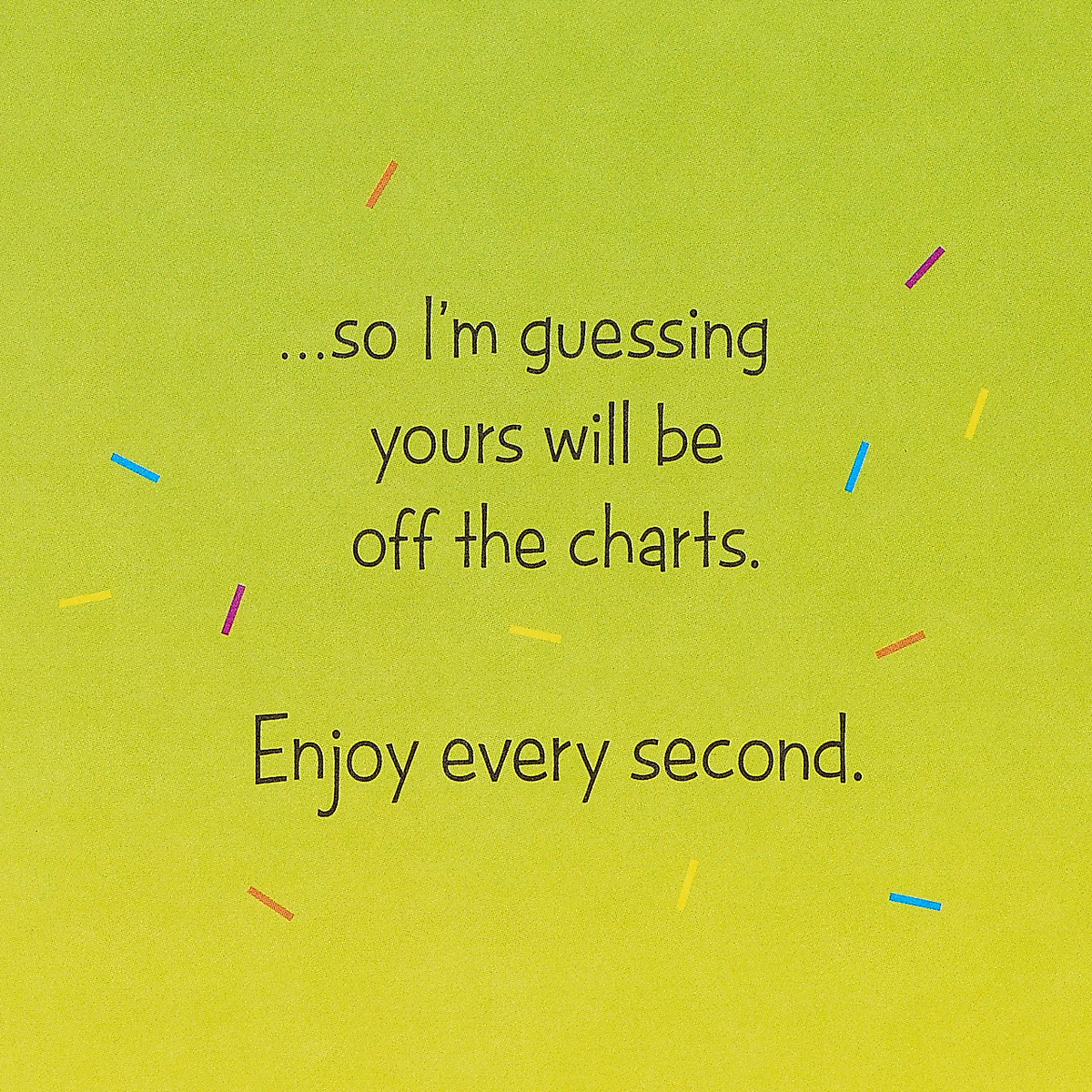 American Greetings Birthday Card (Off the Charts)