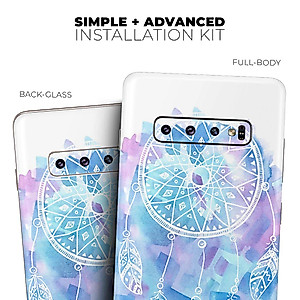 DesignSkinz Watercolor Dreamcatcher Protective Vinyl Decal Wrap Skin Cover Compatible with The Samsung Galaxy S20 (Screen Trim & Back Glass Skin)