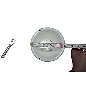 KOBA 4.5 inch Mini White Plastic Hanging Basket by Koba (5)