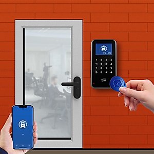 UHPPOTE 2.4-inch Display Door Access Control Touch Keypad 125khz Compatible with WiFi Tuya