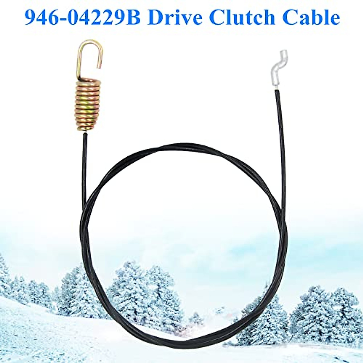 AILEETE 946-04229B Clutch Drive Cable for MTD Craftsman Troy-Bilt Yard Machines Yard Man Snowblower 746-04229, 746-04229B, 946-04229