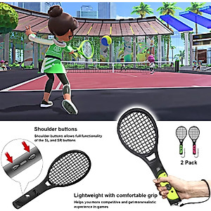 2024 Switch Sports Accessories Bundle Set , 12-in-1 Family Party Pack Game Accessories Kit for Nintendo Switch OLED Sports Games with Tennis Rackets, Golf Clubs ,Sword and Wrist Strap