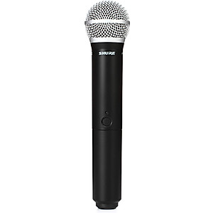 Shure BLX2/PG58 Handheld Wireless Transmitter with PG58 Vocal Mic Capsule - for use with BLX Wireless Microphone Systems (Receiver Sold Separately) | H10 Band