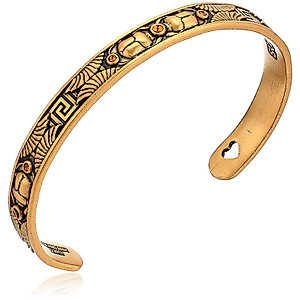 Alex and Ani Women's Scarab Cuff Bracelet, Rafaelian Gold