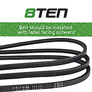 8TEN Deck Belt for Toro 42 inch Time Cutter Time Cutter Z Z420 17-42Z 16-42Z Z530 Zero Turn Mower 106-2173
