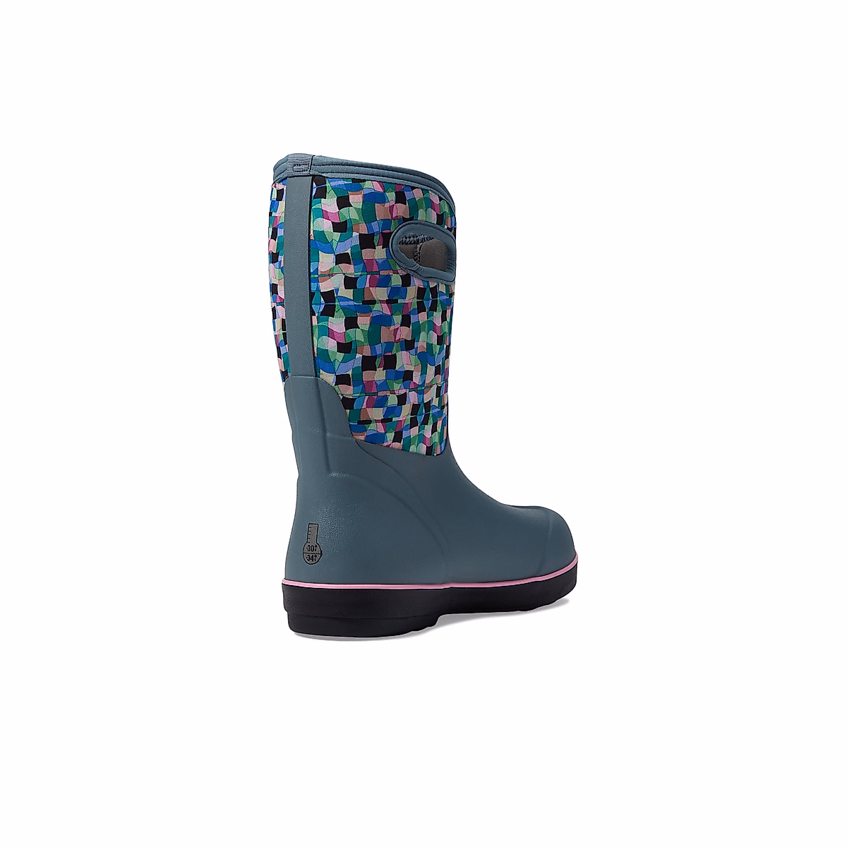 BOGS Classic II Snow Boot, Misty Gray, 2 US Unisex Big Kid