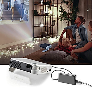 KFD 19V AC DC Adapter for ViewSonic M1 M 1 Plus M1Plus M1+ Portable Cinema LED Projector VS17337 VS18242 Charger View Sonic M1-S M1 Projector Gateway GWTN156-1 GWTN156-5 Power Supply Cord Cable