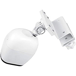 Wasserstein Weatherproof Gutter Mount Compatible with Arlo Pro/Pro2/Pro3/Pro4, Arlo HD, and Arlo Ultra/Ultra 2 - Greater Height for Your Arlo Cameras (2-Pack, White)