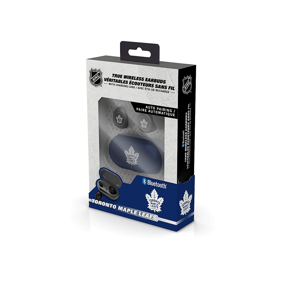 NHL Toronto Maple Leafs True Wireless Earbuds, Team Color
