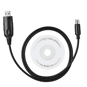 USB Programming Cable, Walkie Talkie Programming Cable for Yaesu Radio FT-7800R / FT-7900R / FT-8800R / FT-8900R / FT-7800 / FT-7900 / FT-8800 / FT-8900 / FT-3000M / FT-7100M / FT-8100R